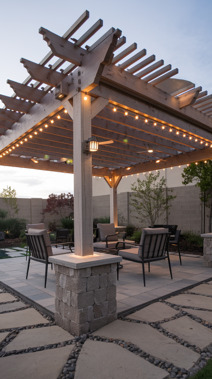 21 Unique Pergola Lighting Ideas To Elevate Your Summer Nights [Here's ...