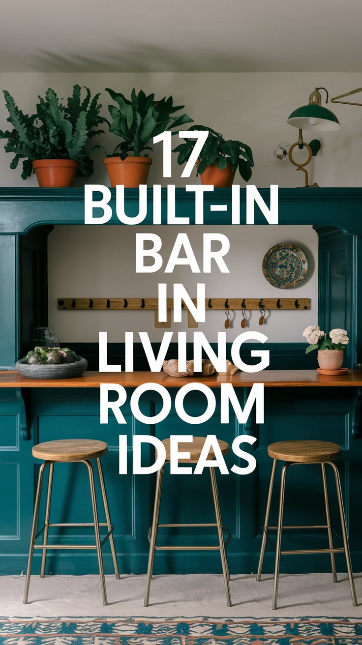 17 Built-In Bar In Living Room Ideas [Here's The Answer] Studynature