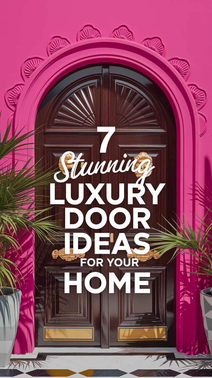 7 Stunning Luxury Door Ideas For Your Home [Here's The Answer] Studynature